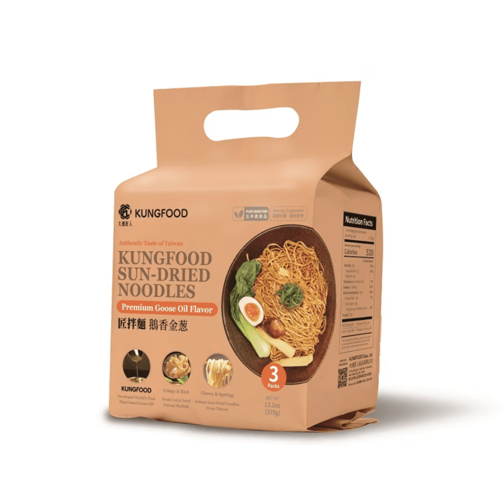 Kung Fu Noodles Premium Goose Oil Flavor 125g x 3 pack – ding-go