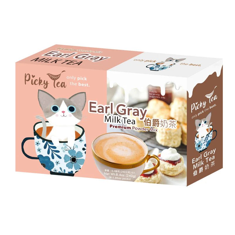 Picky Tea Earl Grey Milk Tea Powder Mix - 30g x 8 pack – ding-go
