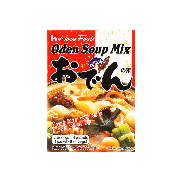 House Foods Oden no Moto Oden Soup Mix - 19.3 x 4 Pack – ding-go